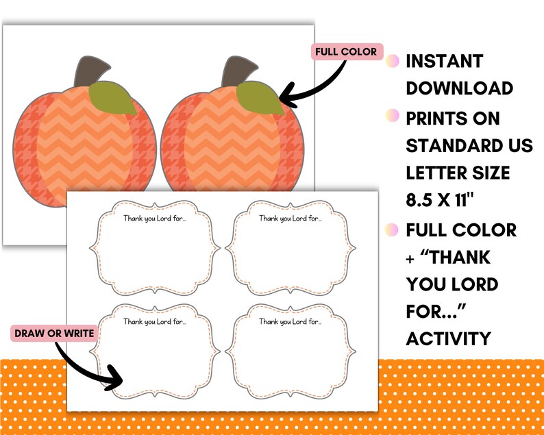 Printable Give Thanks to the Lord Bulletin Board Kit, Thanksgiving ...