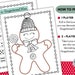 Roll a Gingerbread Printable Game, Gingerbread Printable Activity - Etsy