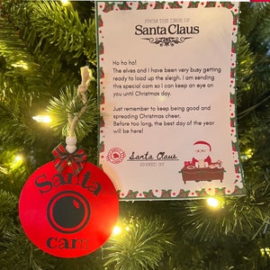 Santa Cam Letter, Printable Letter to Santa - Etsy