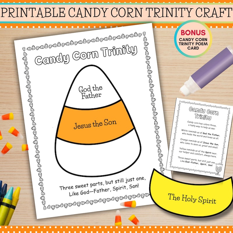 Candy Corn Printable - Etsy