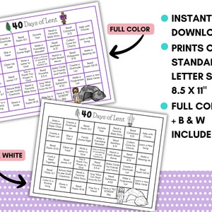 Ash Wednesday Activity Bundle, Christian Lent Printable Activities ...