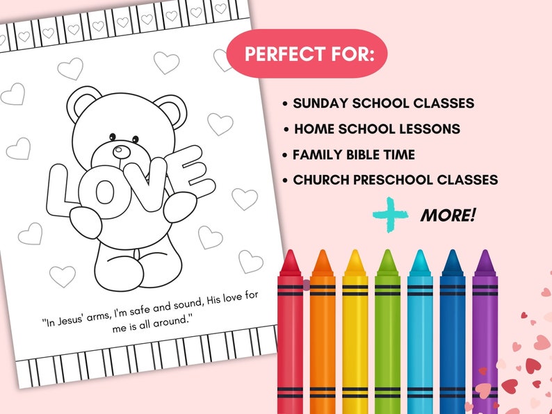 Christian Valentines Coloring Sheets, Jesus Loves Me Valentine's Day ...