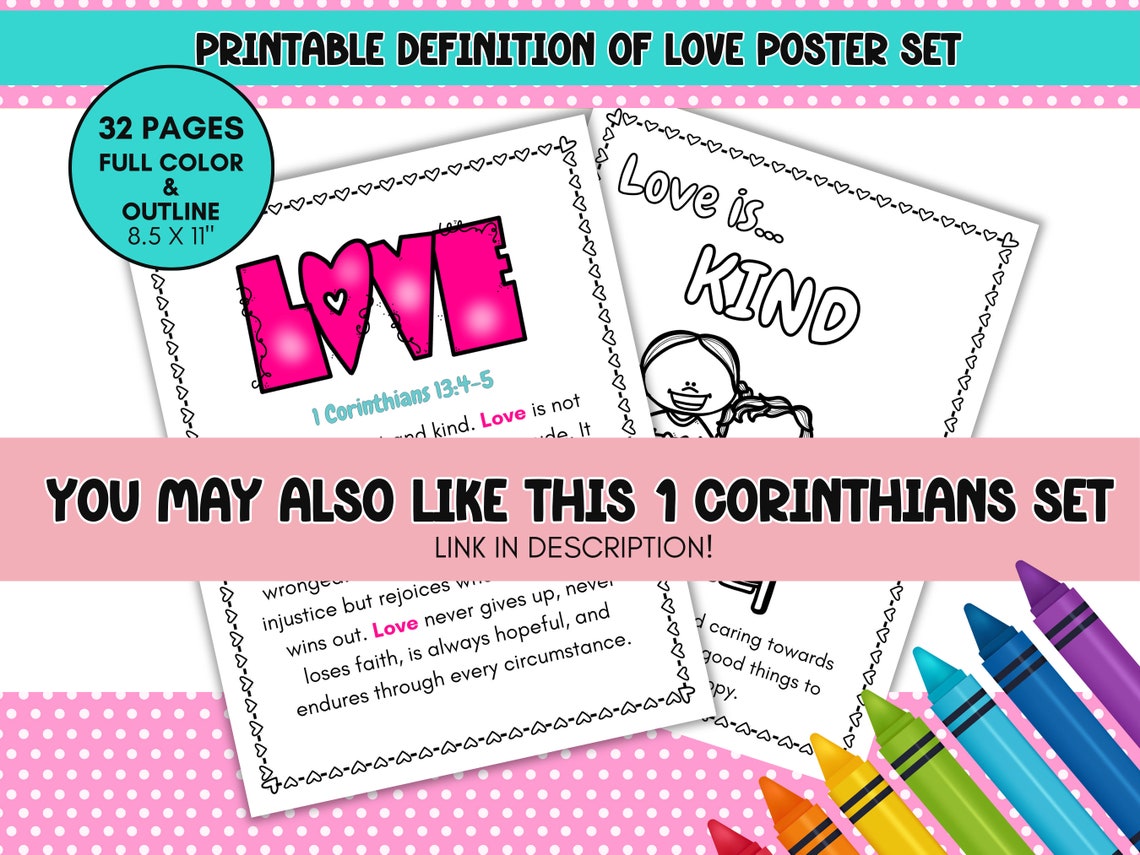 1 Corinthians 13, Christian Valentine Printable Bookmarks, Christian ...
