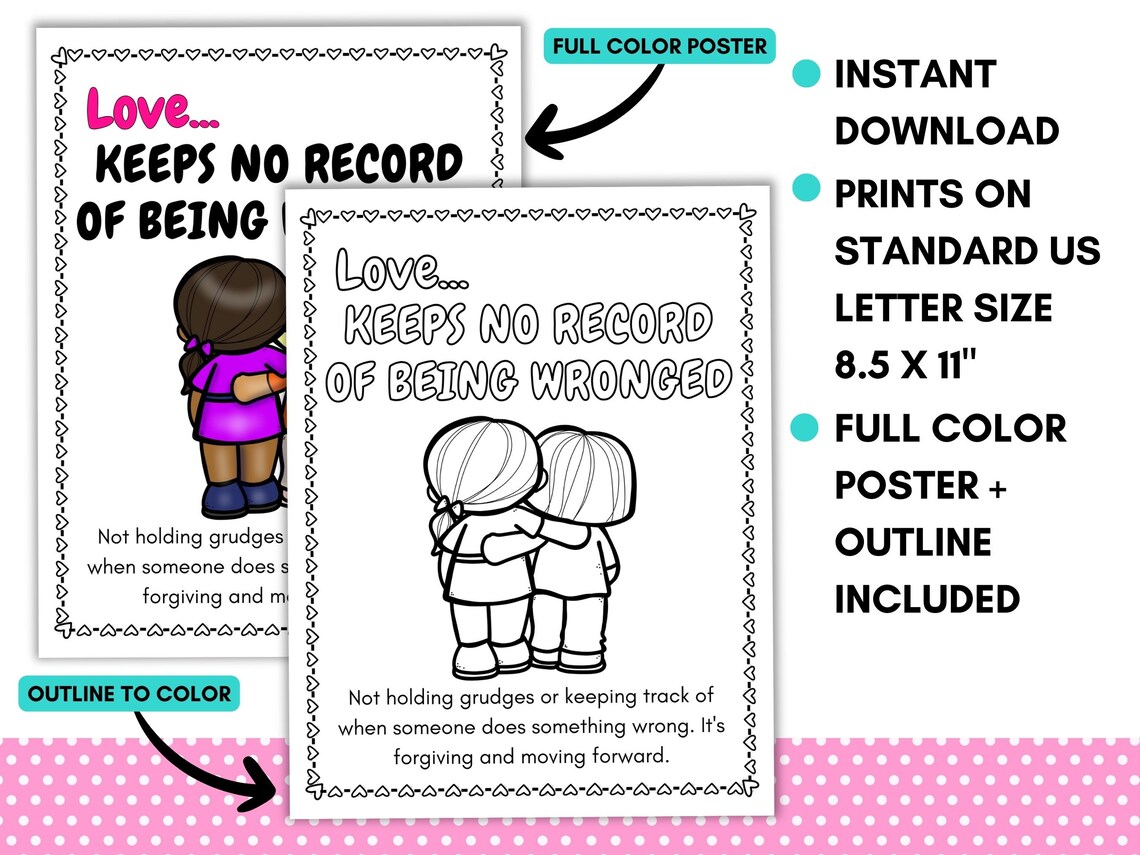 1 Corinthians 13 Posters, Bible Valentine Printable, Christian ...