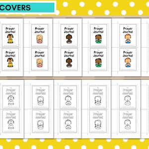 Printable Prayer Journal Mini Book, Kids' Craft Activity (PDF) - Etsy
