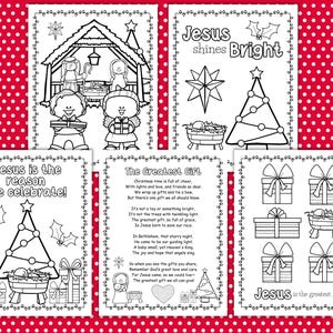 Printable Jesus is the Reason Coloring Set, the Greatest Gift Poem for ...