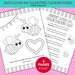 Christian Valentines Coloring Sheets, Jesus Loves Me Valentine's Day ...