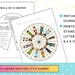 Printable Jesus and His Disciples Spinner Craft for Kids, 12 Disciples ...