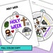 Printable Holy Week Spinner Craft for Kids, Easter Story Wheel ...