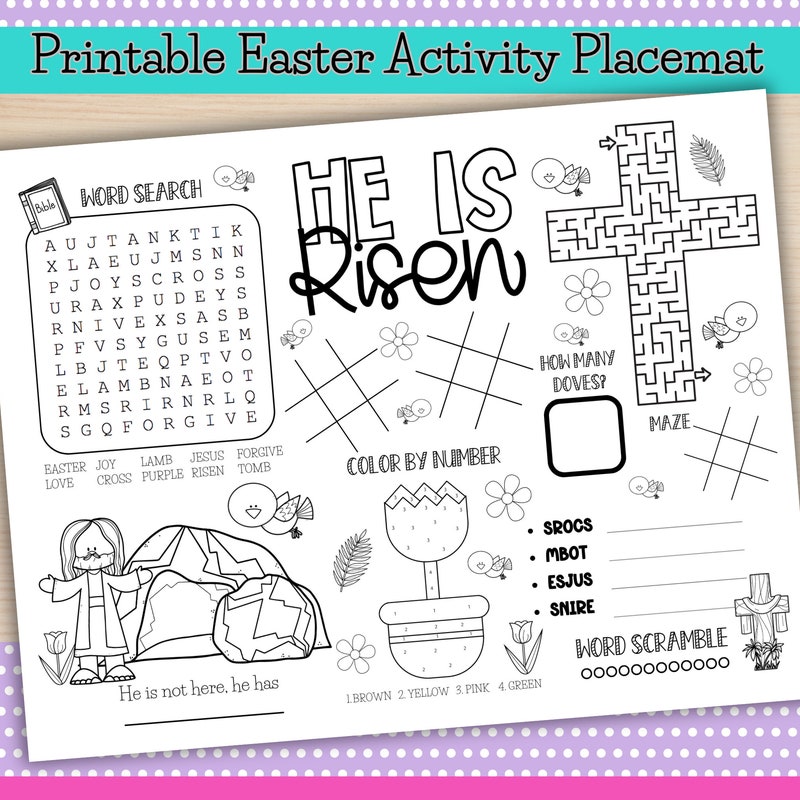 Easter Placemats - Etsy