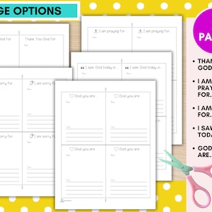 Printable Prayer Journal Mini Book for Kids, Prayer Activity for Kids ...