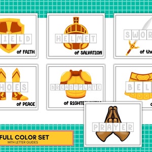 Printable Armor of God Cut & Paste Activity, Armor of God Craft ...