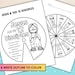 Printable Jesus and His Disciples Spinner Craft for Kids, 12 Disciples ...