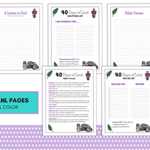 Ash Wednesday Activity Bundle, Christian Lent Printable Activities ...