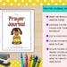 Printable Prayer Journal Mini Book for Kids, Prayer Activity for Kids ...