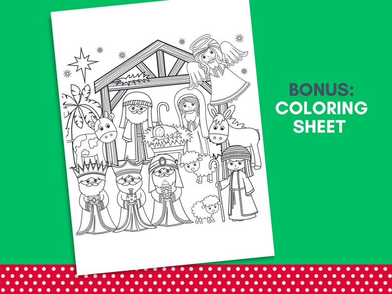 Printable Advent Calendar for Kids, Christian Advent Calendar Printable ...