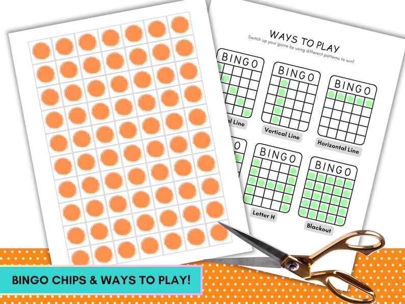 50 Card Printable Fruit of the Spirit Bingo, Bible Games for Kids ...