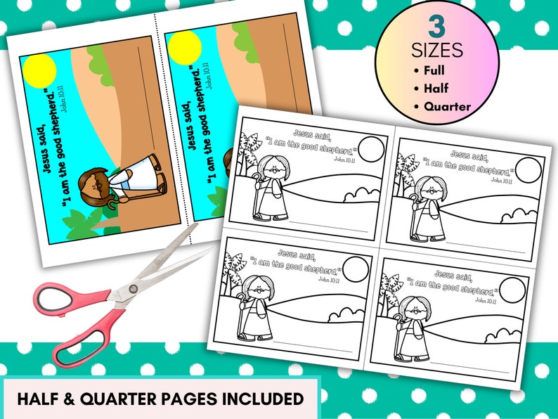 Good Shepherd Bible Craft for Kids, Christian Preschool Printable (PDF ...