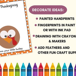 Turkey Handprint Art, Thanksgiving Handprint Craft, Keepsake Handprint ...