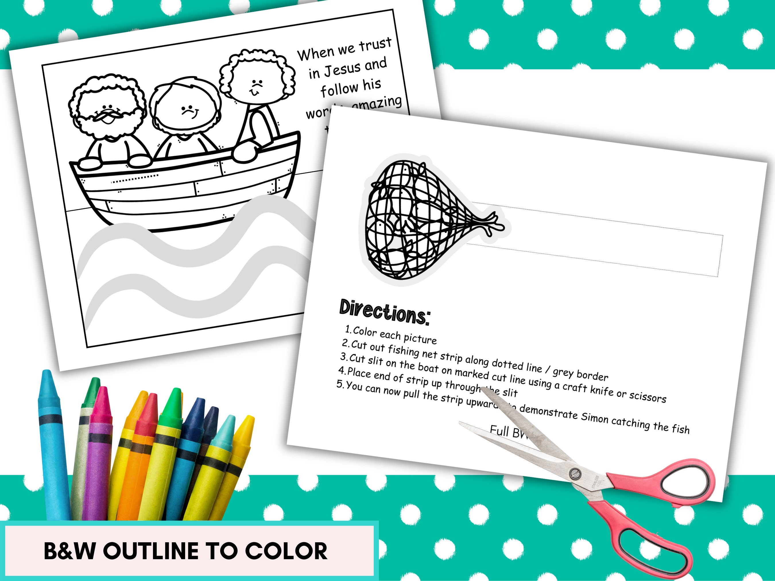 Miraculous Catch Of Fish Craft