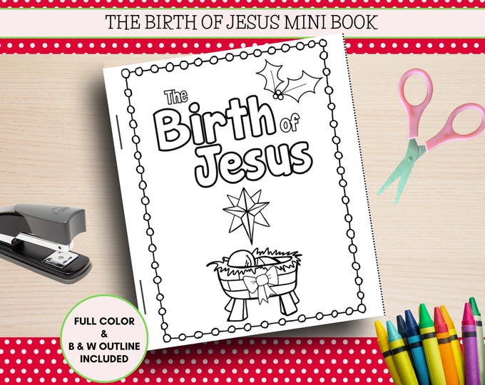 Jesus Birth Bible Craft Activity, Christmas Church Sunday School Craft ...