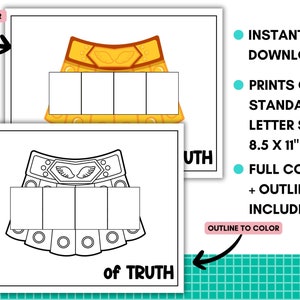 Printable Armor of God Cut & Paste Activity, Armor of God Craft ...