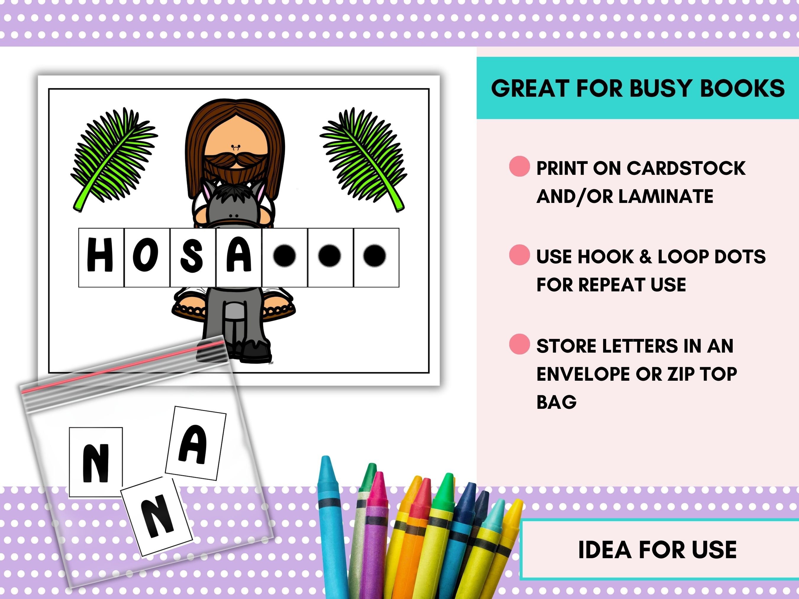 Printable Holy Week Cut & Paste Activity, Holy Week Craft, Christian ...