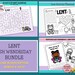 Printable Ash Wednesday and Lent Poster Set, Bible Easter Story ...