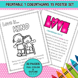 1 Corinthians 13 Posters, Bible Valentine Printable, Christian ...