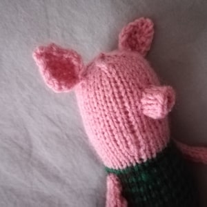Pooh Bear and Piglet Knitting Patterns for Soft Toys - Classic Handmade ...