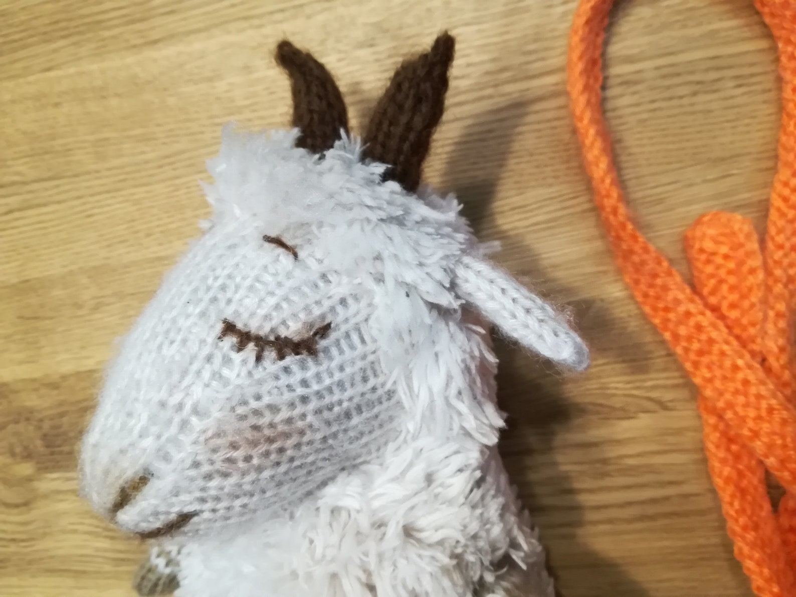 Toy Knitting Patterns knit Goat Toy for the First Birthday Knitting ...