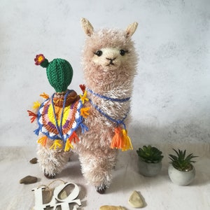 Yellow Llama Toy Etsy UK