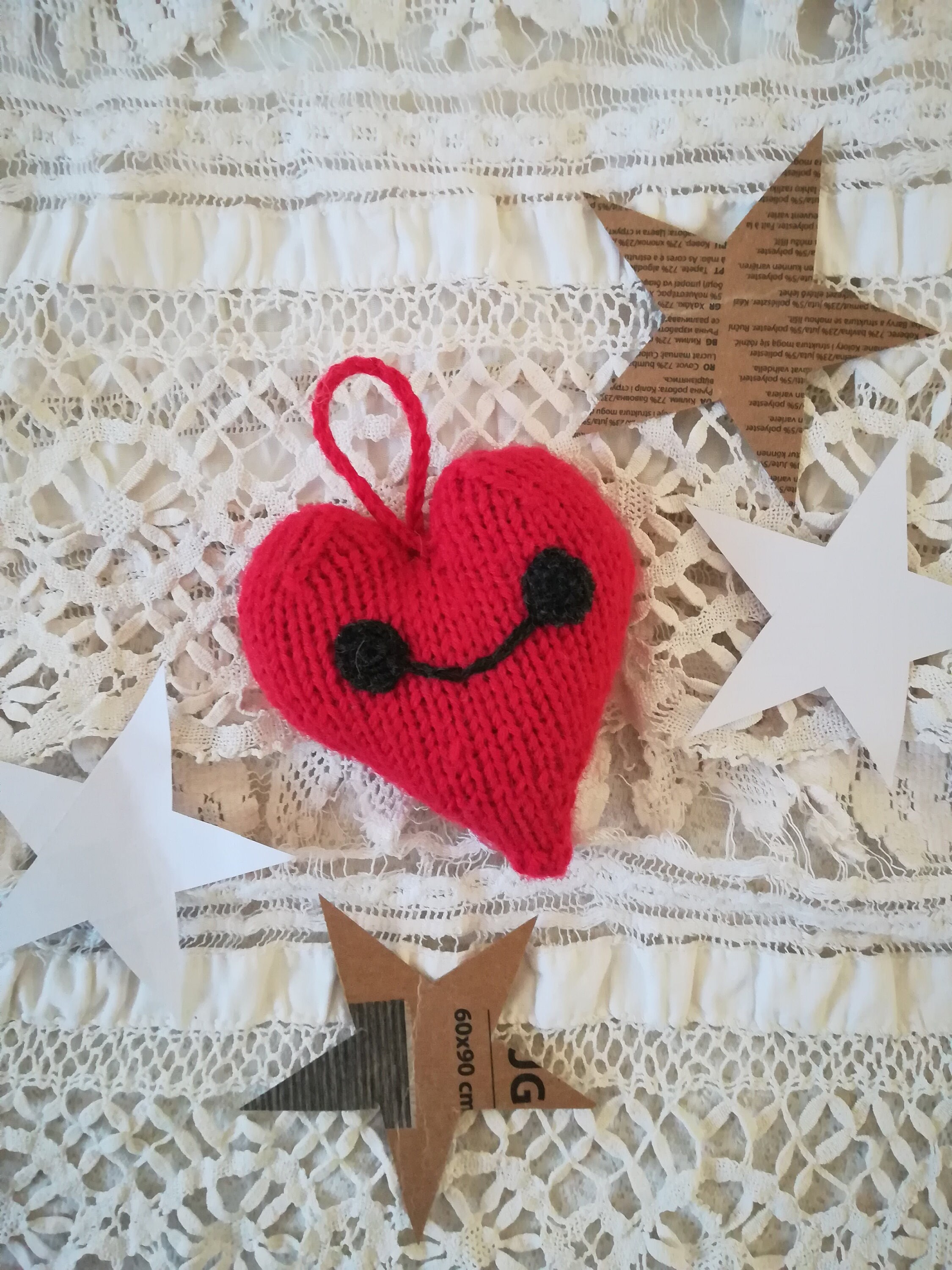 Chunky Knit Heart Knitting Pattern Valentine's Day, Knitting Pattern ...