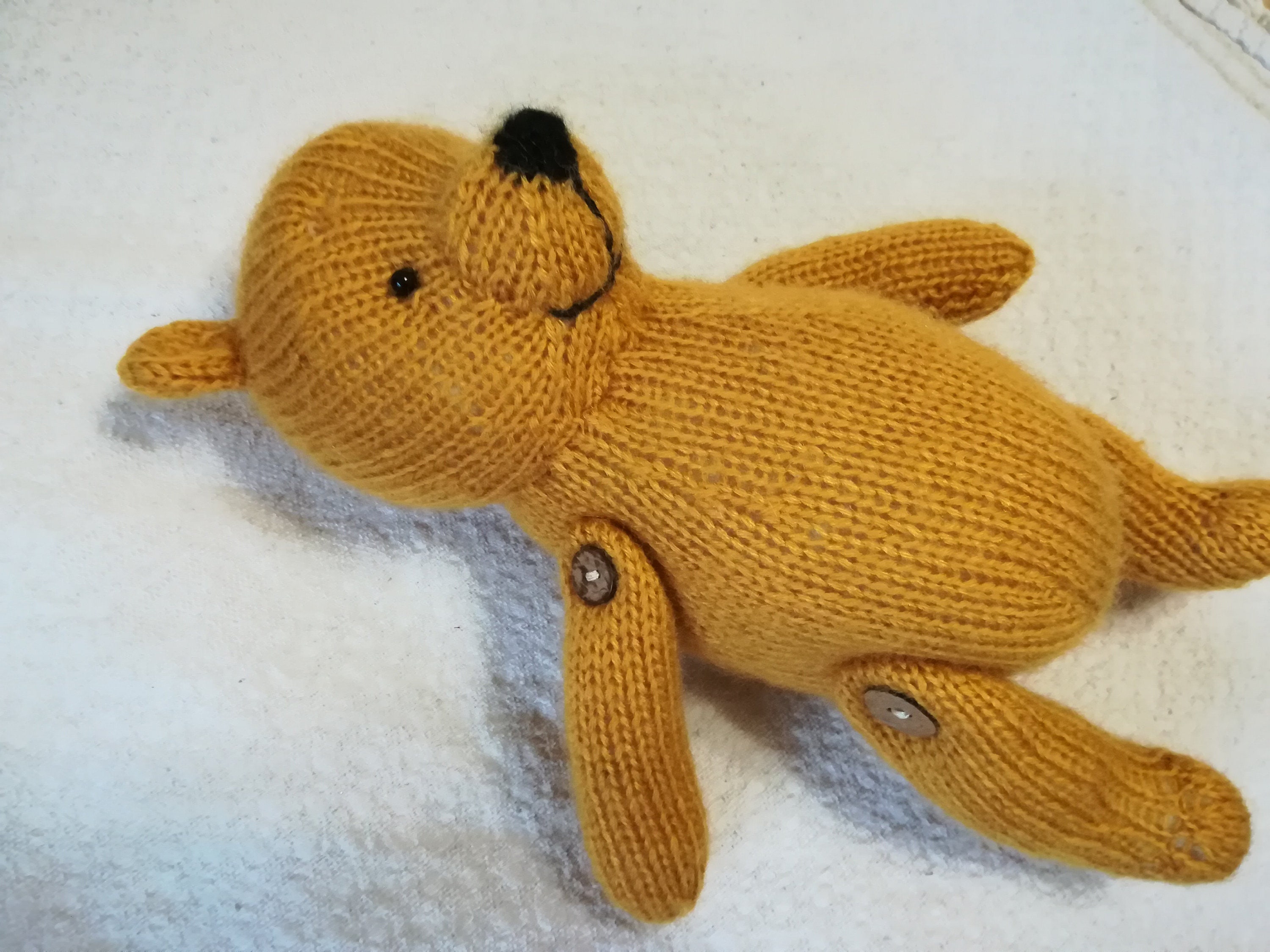 Pooh Bear and Piglet Knitting Patterns for Soft Toys - Classic Handmade ...