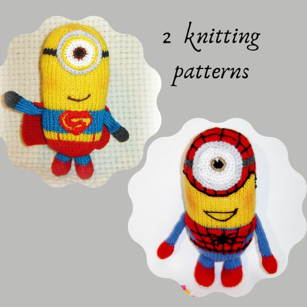 Superhero Knitting Patterns - Etsy
