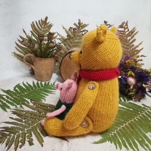 Pooh Bear and Piglet Knitting Patterns for Soft Toys - Classic Handmade ...