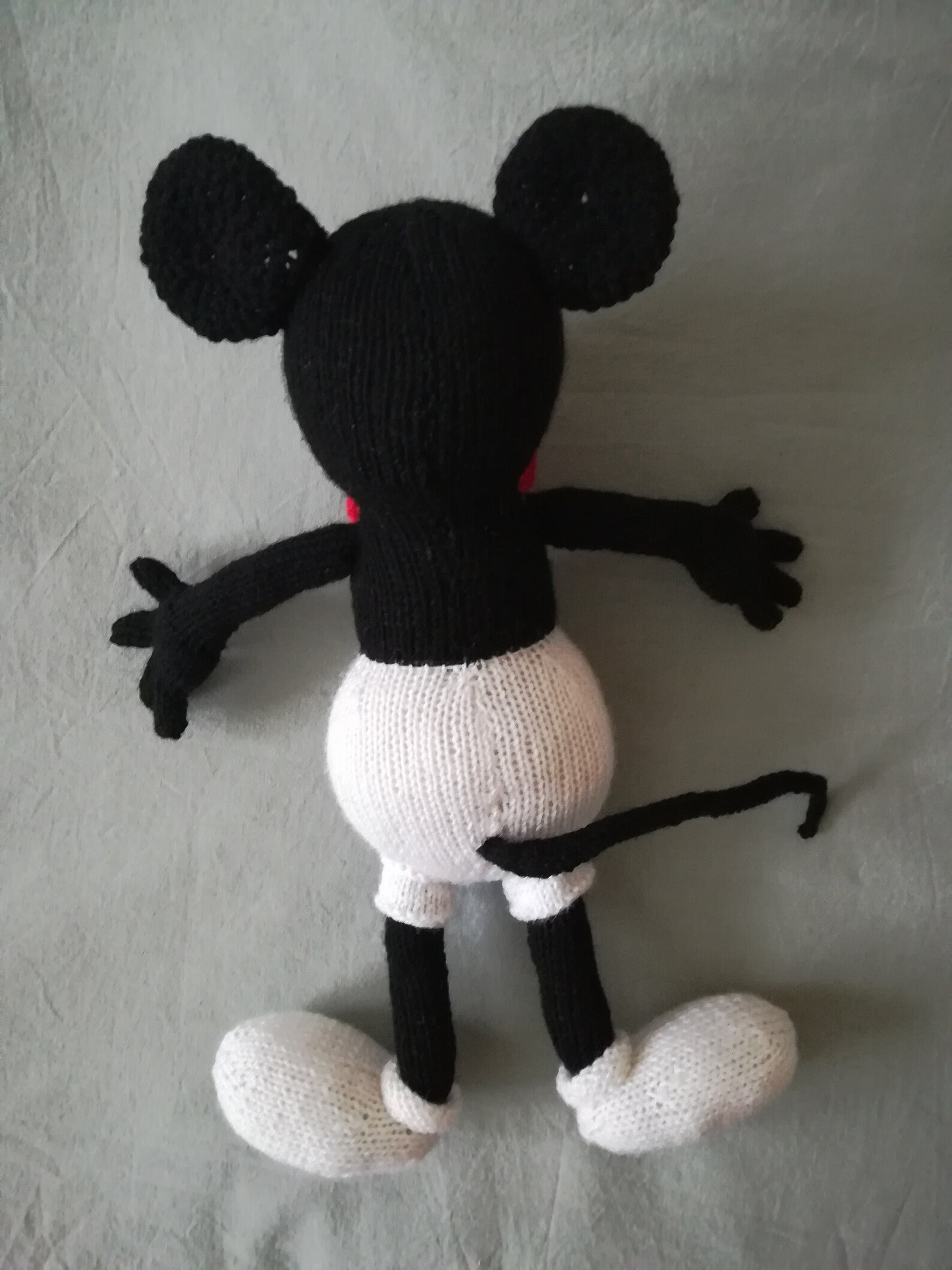 Steamboat Willie Mickey Mouse Knitting Pattern: Beginner Plush Toy (PDF ...