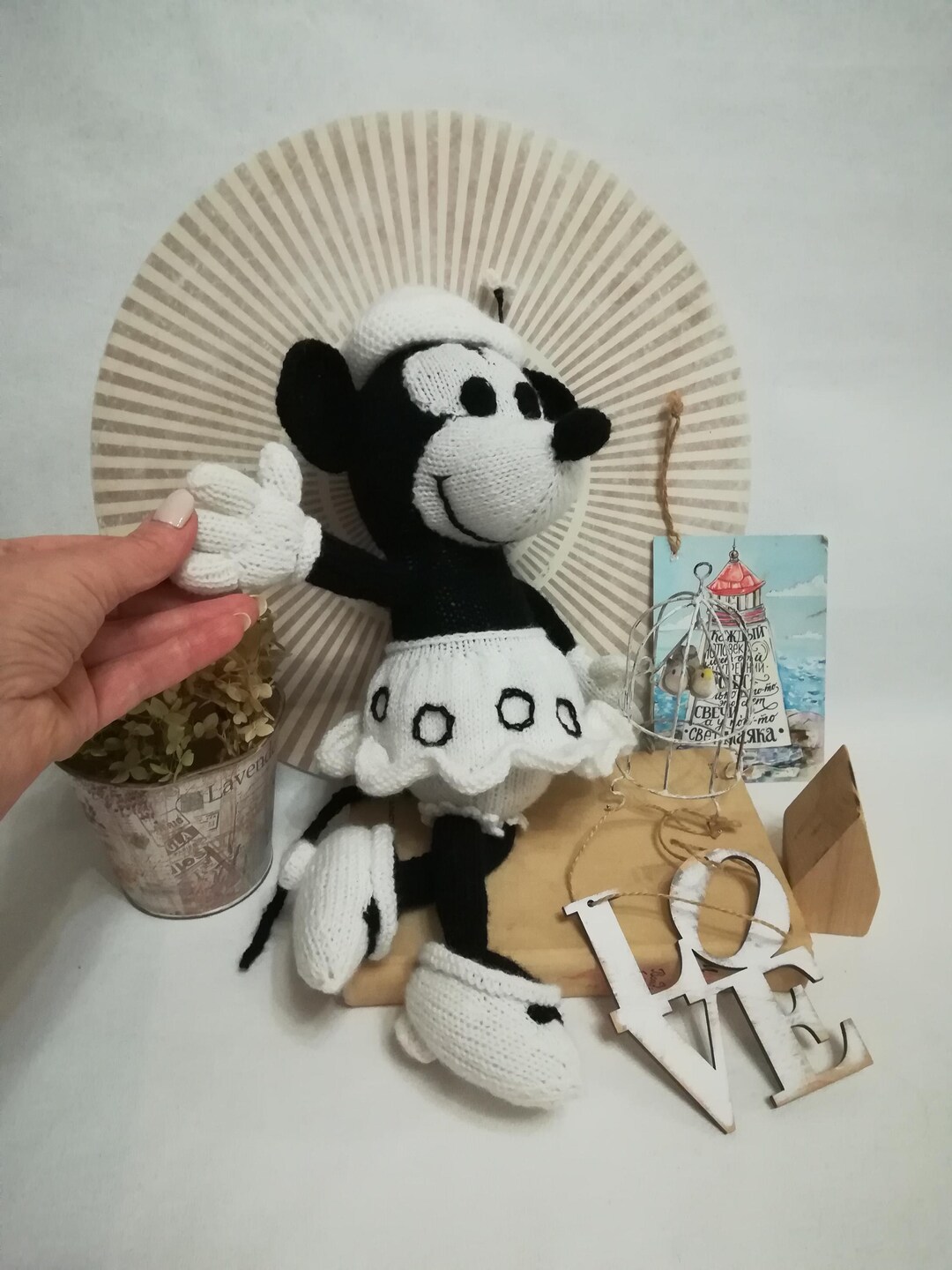 Toy Mini Mouse Based on "steamboat Willie" - Etsy