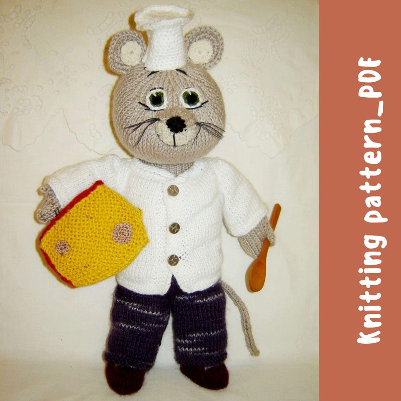 Knitted Chef Pattern - Etsy