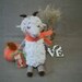 Toy Knitting Patterns knit Goat Toy for the First Birthday Knitting ...