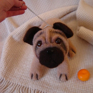 Pug Amigurumi Knitting Pattern for Soft Plushie Toy, Handcrafted PDF ...
