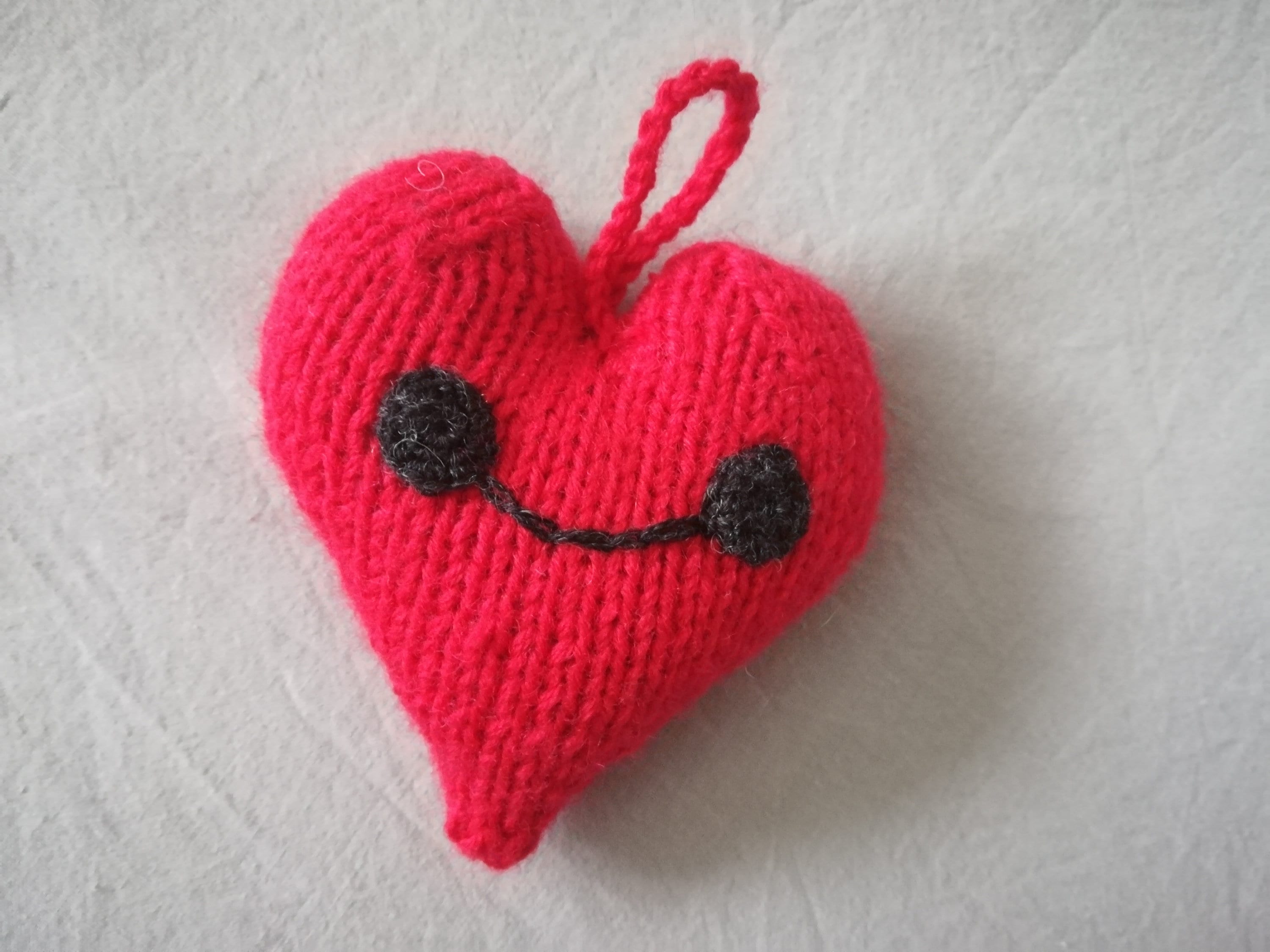 Chunky Knit Heart Knitting Pattern Valentine's Day, Knitting Pattern ...