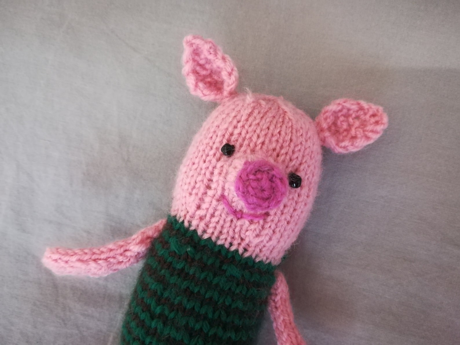 Pooh Bear and Piglet Knitting Patterns for Soft Toys - Classic Handmade ...