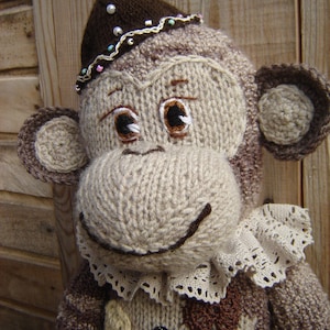 Vintage Style Monkey Knit Pattern - Cute Baby Shower or Birthday Gift - Etsy