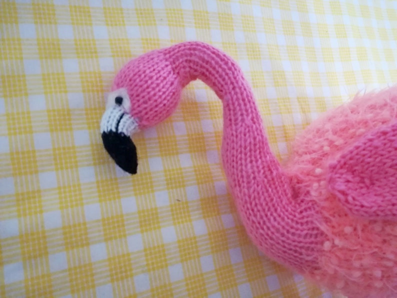Knit Flamingo Toy Pattern: DIY Stuffed Animal (PDF Pattern) - Etsy