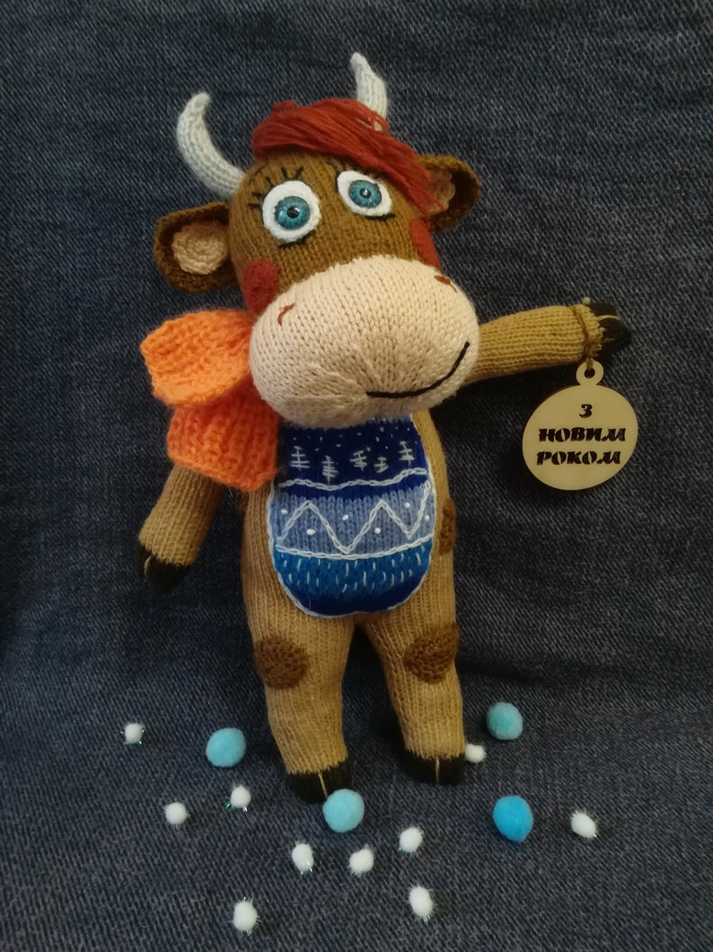 Cow Plush Toy Knitting Pattern, Farm Animals Toys, Pattern Amigurumi ...