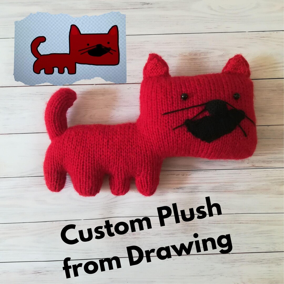 Custom Plush From Drawing Doll From Drawing Personalized Doll Custom ...