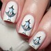 Stingray Nail Art Decal Sticker - Etsy