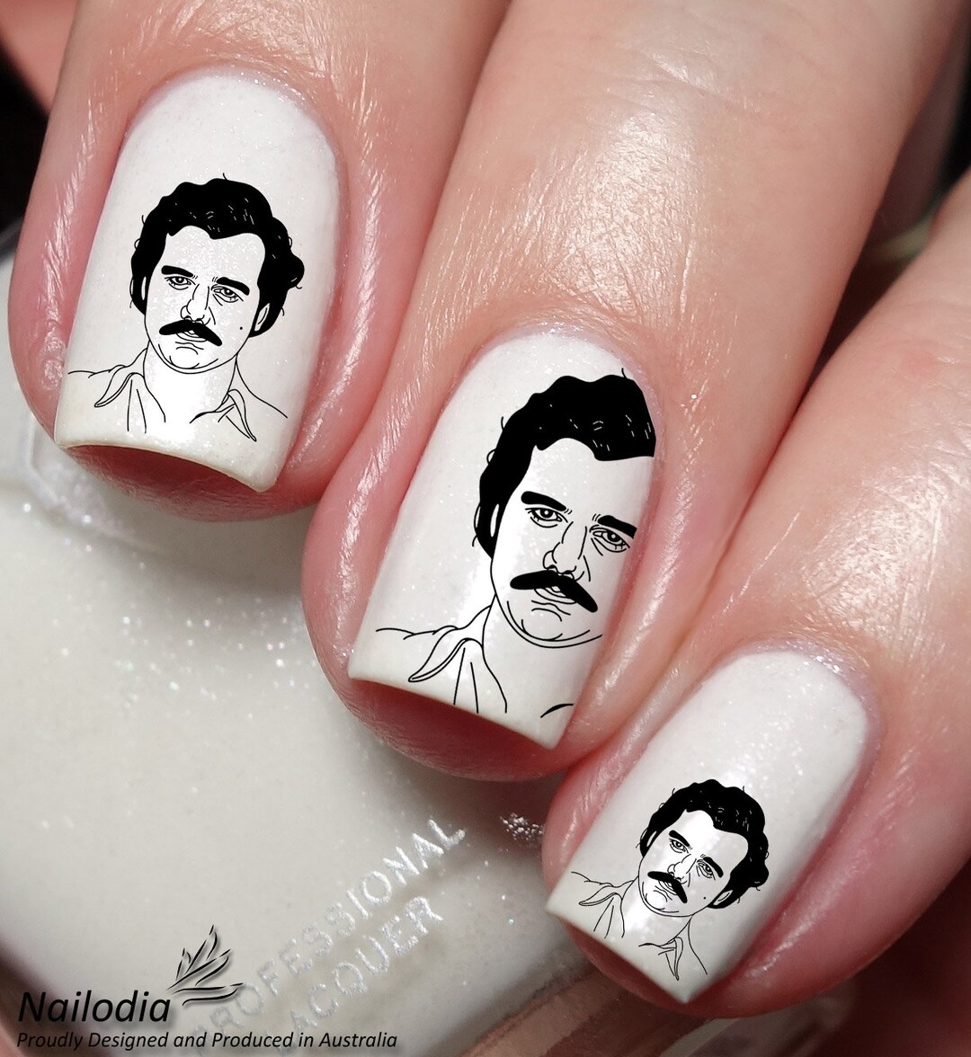 Pablo Escobar Nail Art Decal Sticker - Etsy