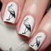 Pickleball Girl Nail Art Decal Sticker - Etsy